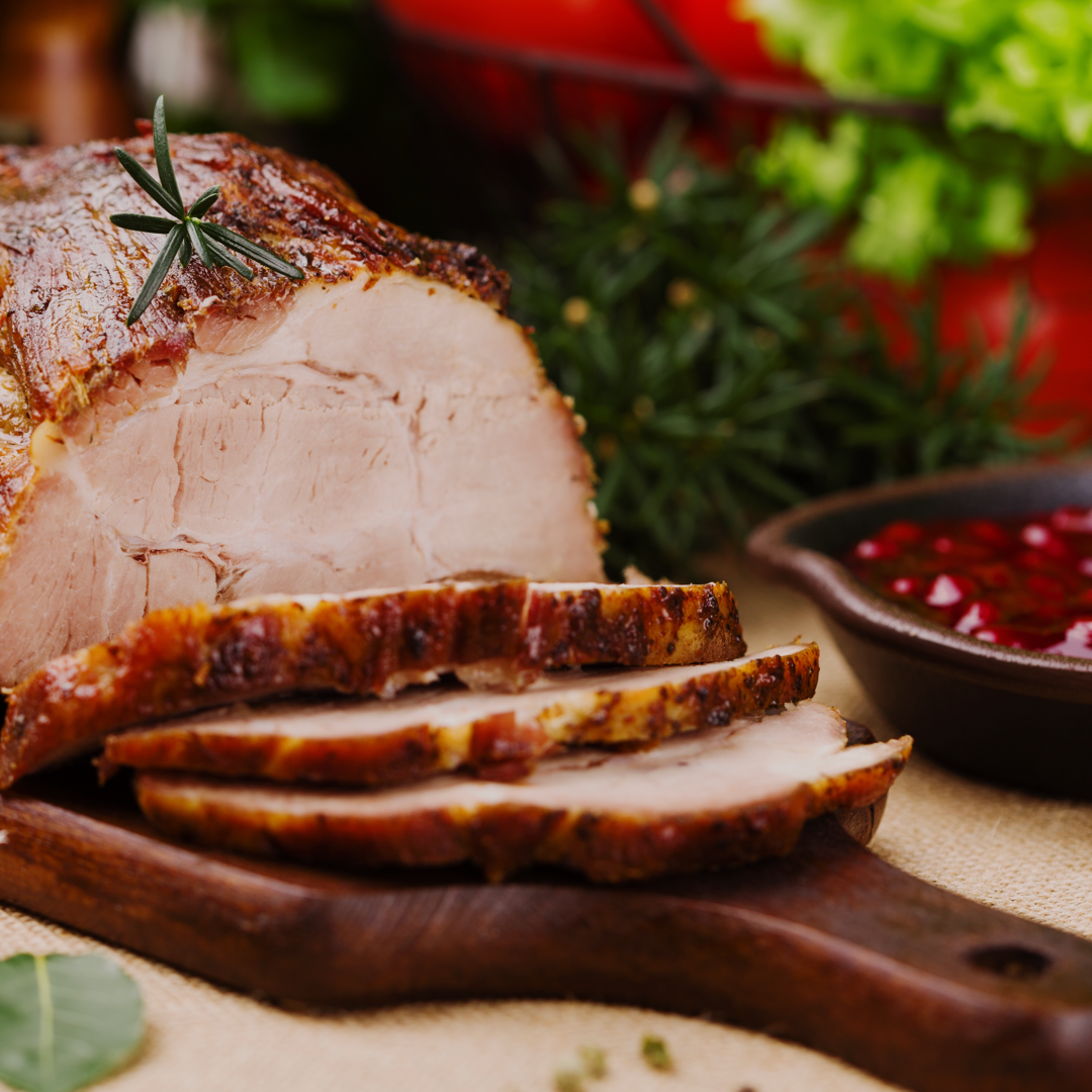 Cherry glazed ham – FumageGourmet