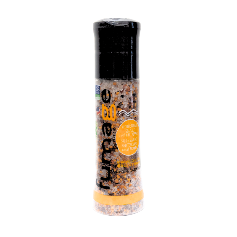 Sea Salt with Chili Pepper Large Grinder – FumageGourmet